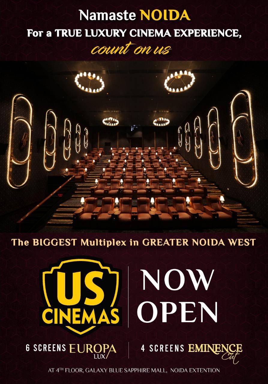 US CINEMAS LAUNCHES 10-SCREEN MULTIPLEX IN NOIDA | 26 September, 2022 ...